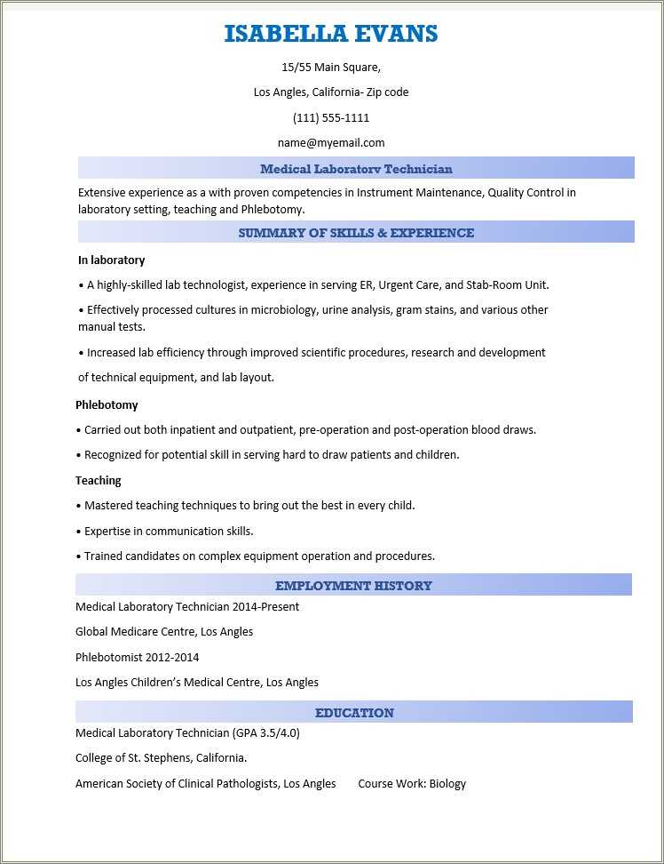 Entry Level Lab Assistant Resume Template Free Download Resume 