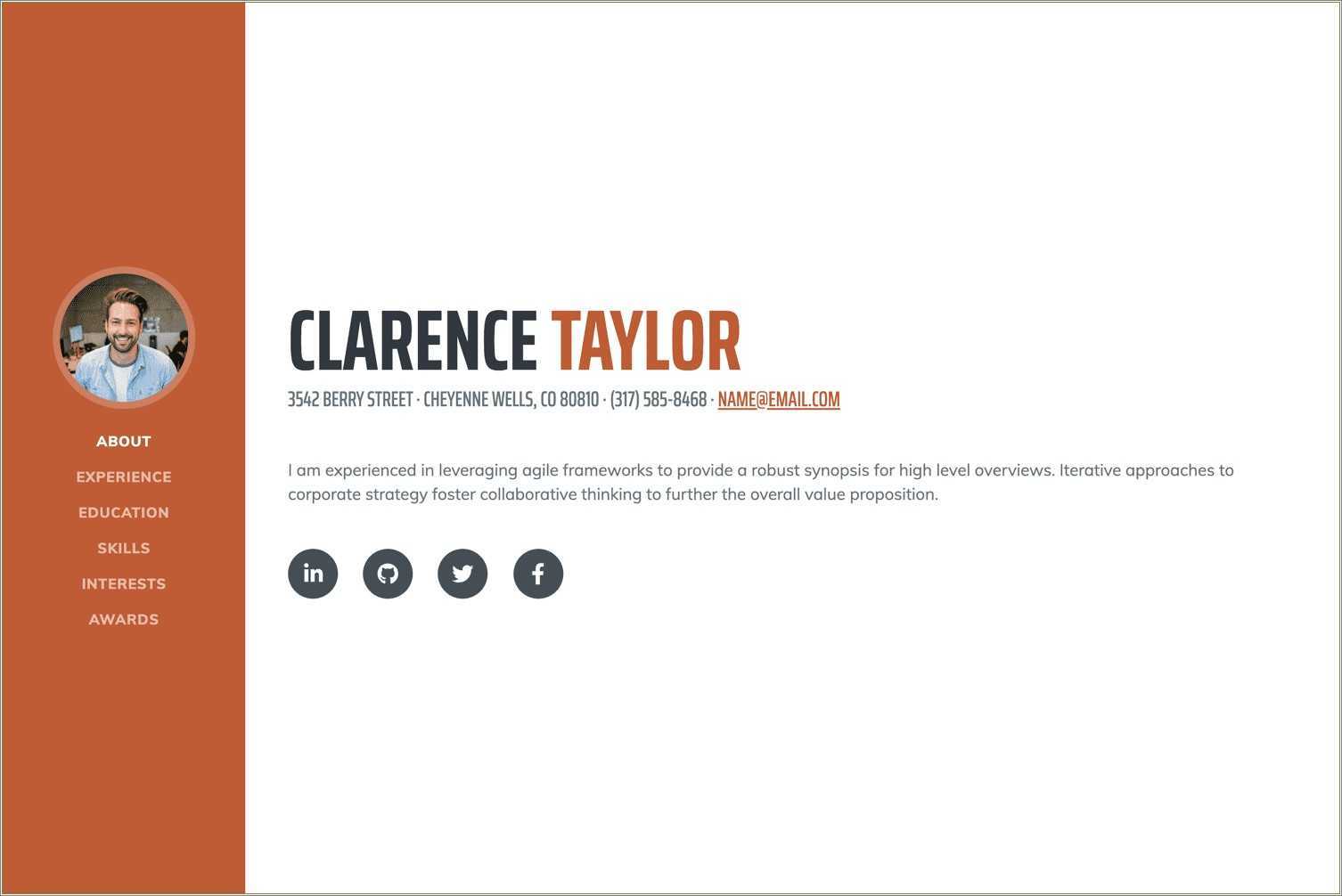Qr Code On Resume Example Resume Example Gallery