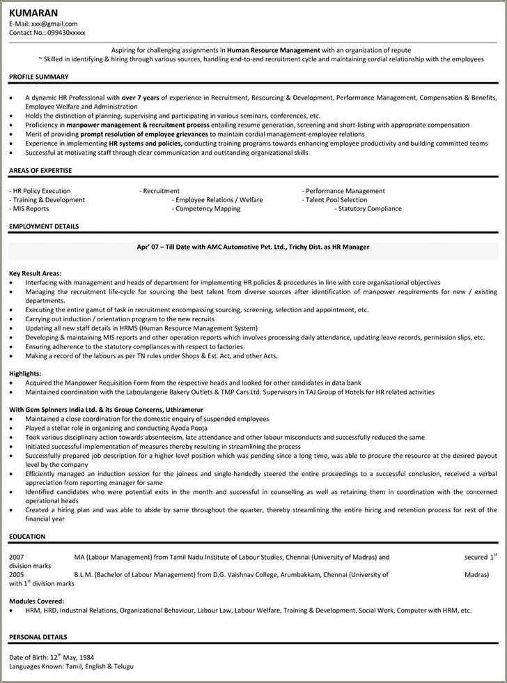 Example Of Human Resources Generalist Resume Resume Example Gallery example-of-human-resources-generalist-resume-resume-example-gallery