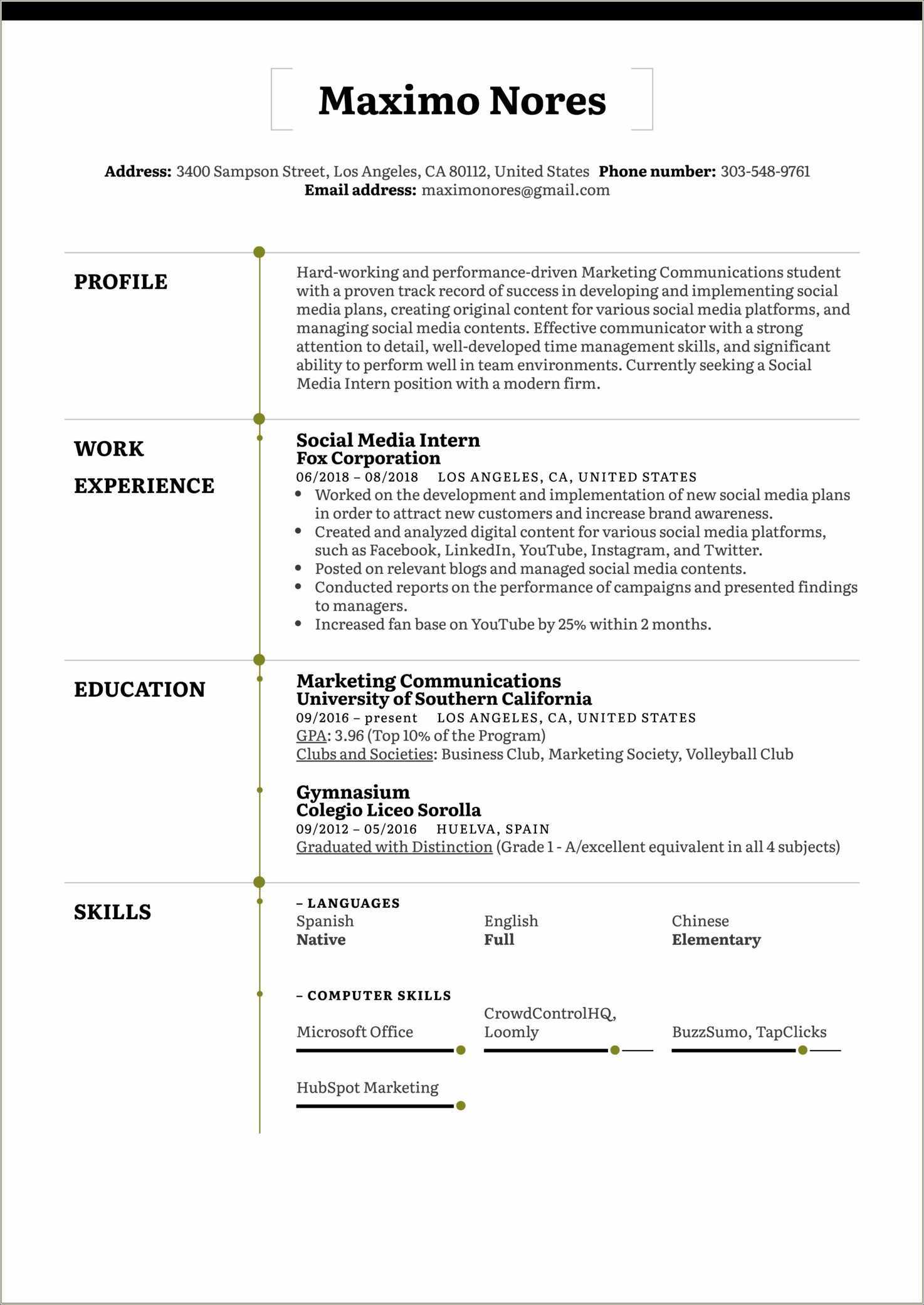 example-of-objective-for-internship-resume-resume-example-gallery