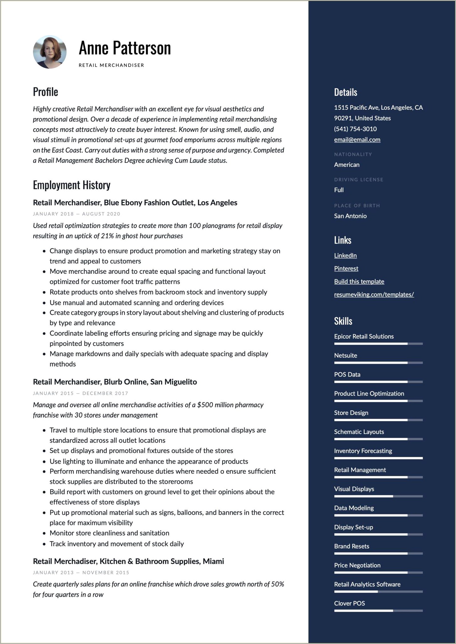 Example Of Retail Buyer Resume Resume Example Gallery example-of-retail-buyer-resume-resume-example-gallery