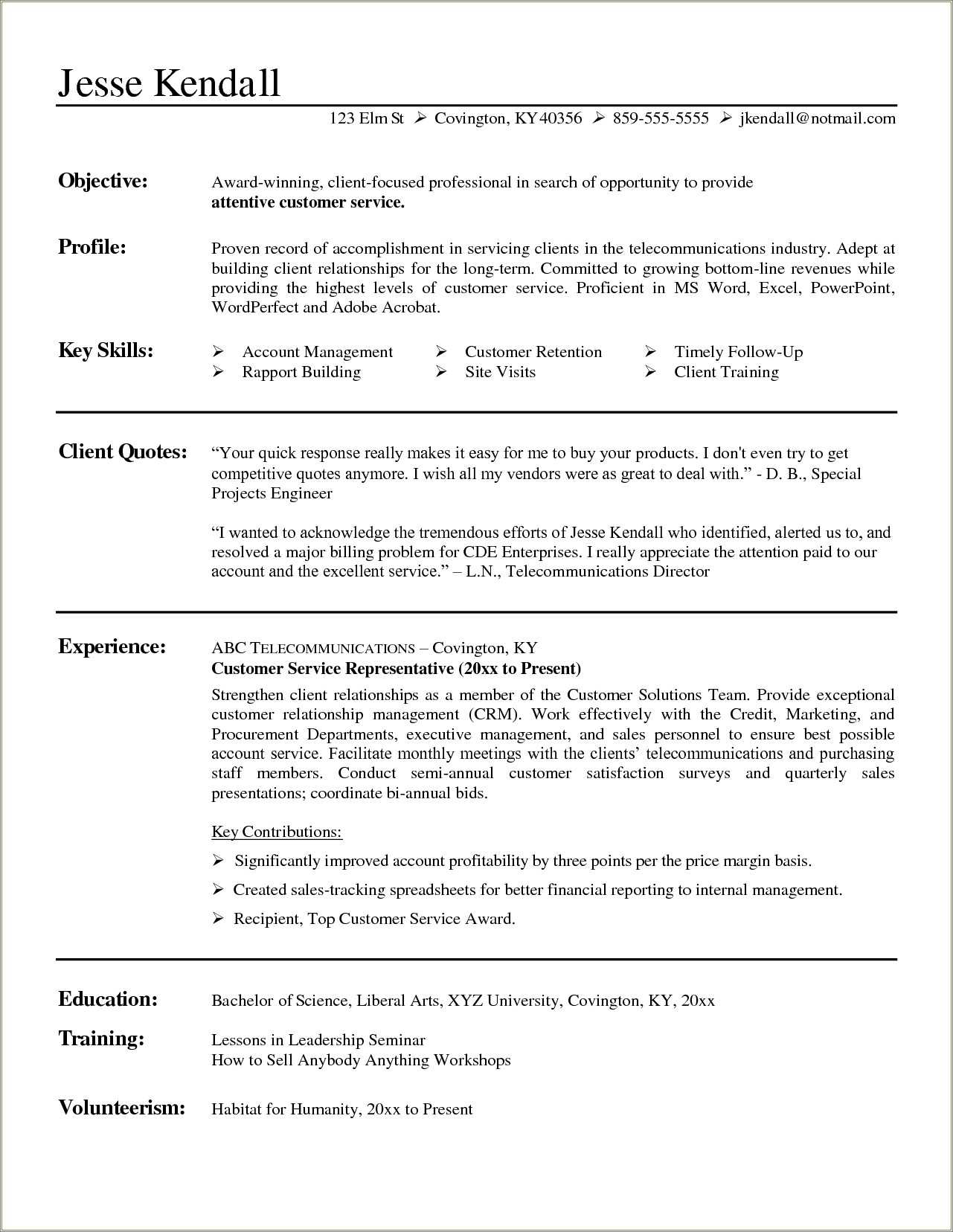 Example Resume Customer Service Cover Letter Resume Example Gallery example-resume-customer-service-cover-letter-resume-example-gallery