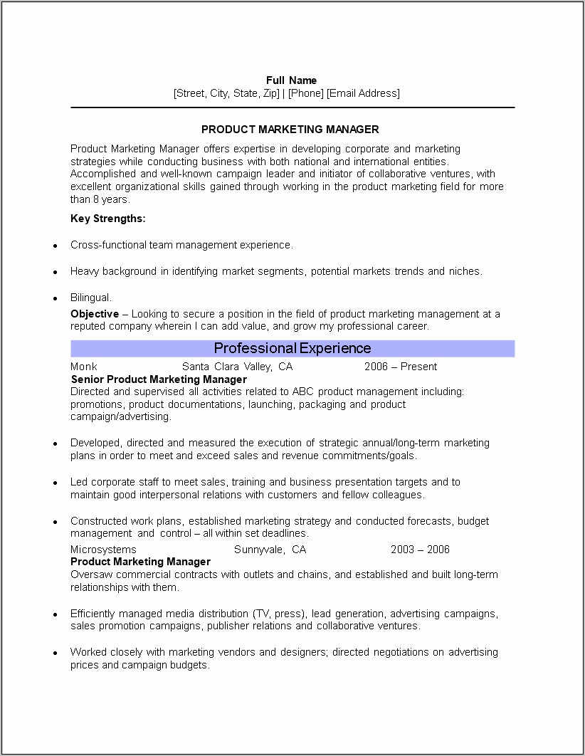 Field Marketing Manager Resume Sample Resume Example Gallery Field Marketing Manager Resume Sample Resume Example Gallery