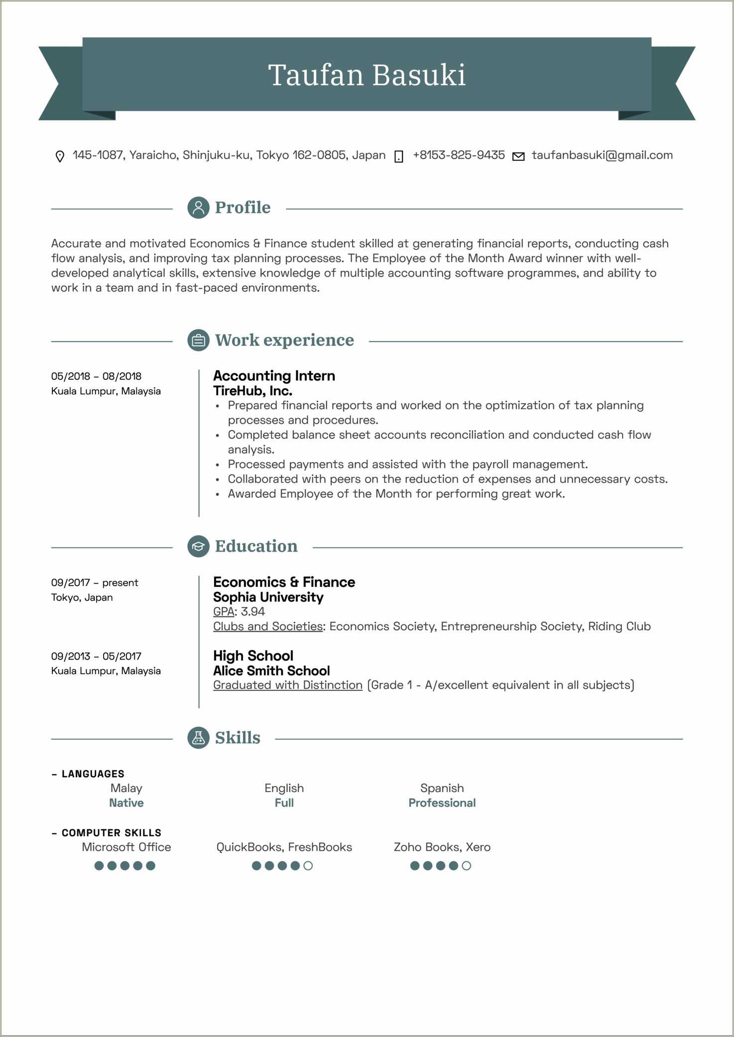 Finance Student Resume Objective Examples Resume Example Gallery Finance Student Resume Objective Examples Resume Example Gallery