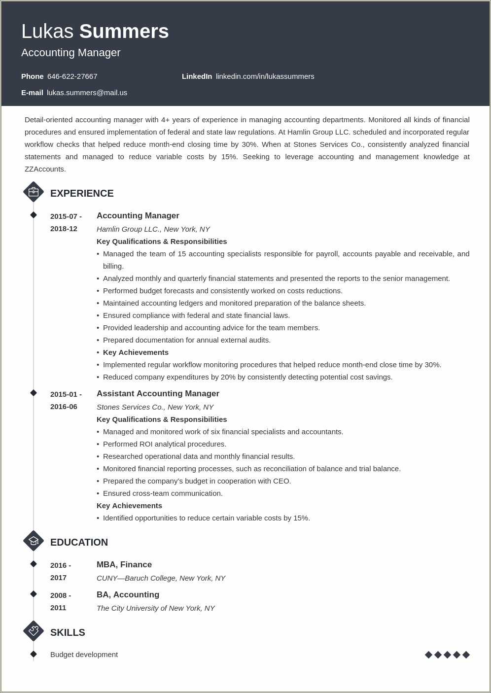 Financial Reporting Director Resume Example Resume Example Gallery financial-reporting-director-resume-example-resume-example-gallery