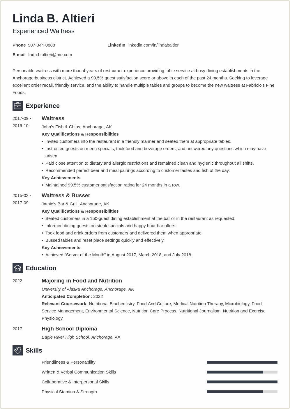 Food Safety Watiress Example Resume Resume Example Gallery food-safety-watiress-example-resume-resume-example-gallery