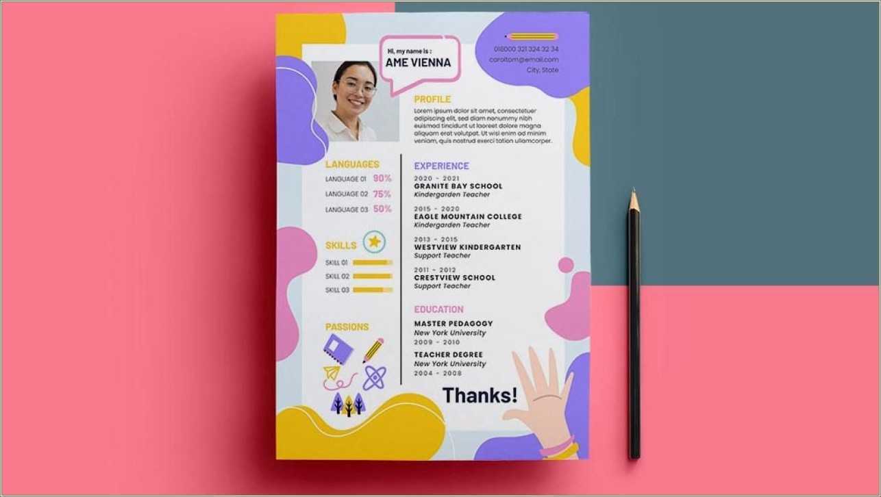 best-free-teacher-resume-template-resume-example-gallery