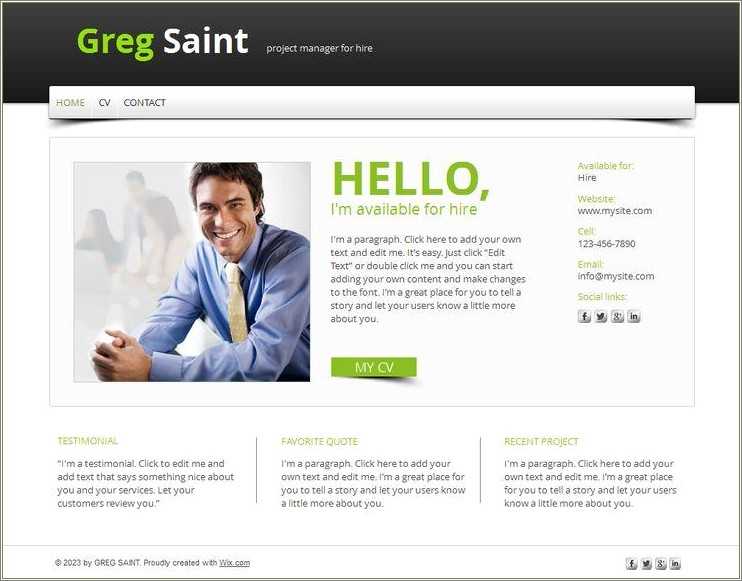 Best Resume Website Templates 2018 Resume Example Gallery Best Resume Website Templates 2018 Resume Example Gallery