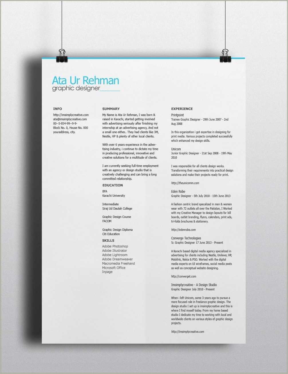 free-quick-and-easy-resume-template-resume-example-gallery