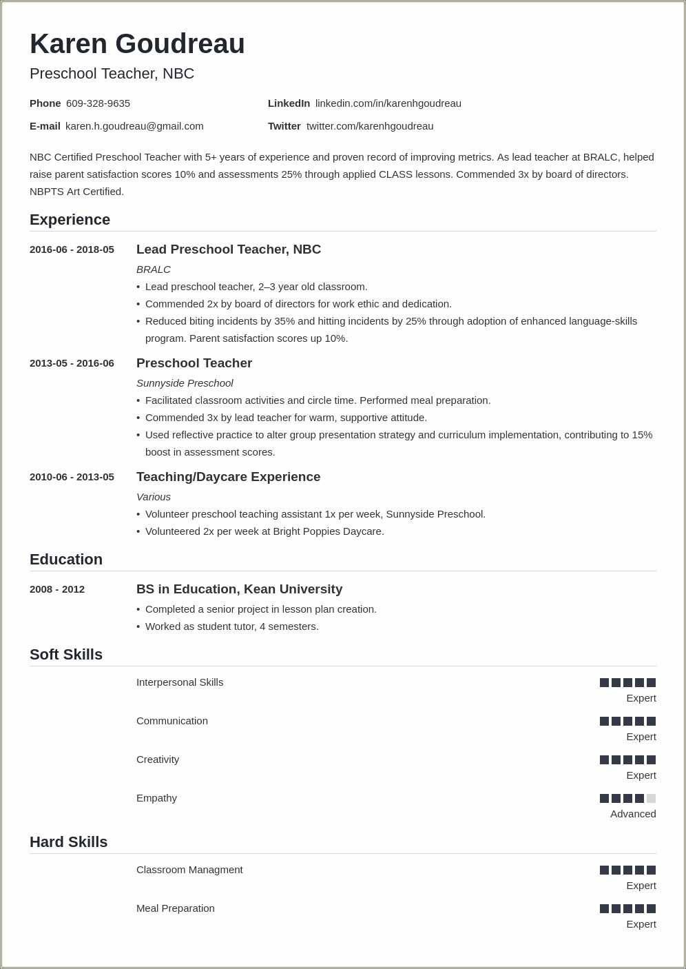 kindergarten-teacher-job-description-resume-sample-resume-example-gallery