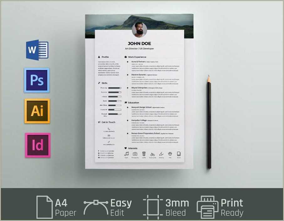 Free Simple Resume Format In Word Resume Example Gallery