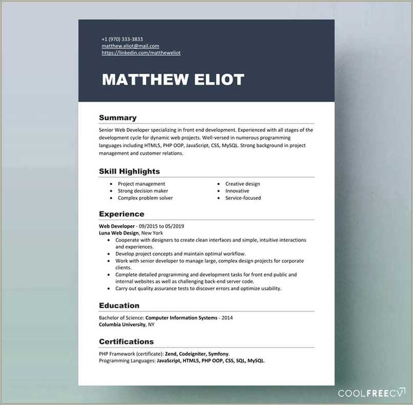 Is It Bad To Use Microsoft Resume Templates Resume Example Gallery