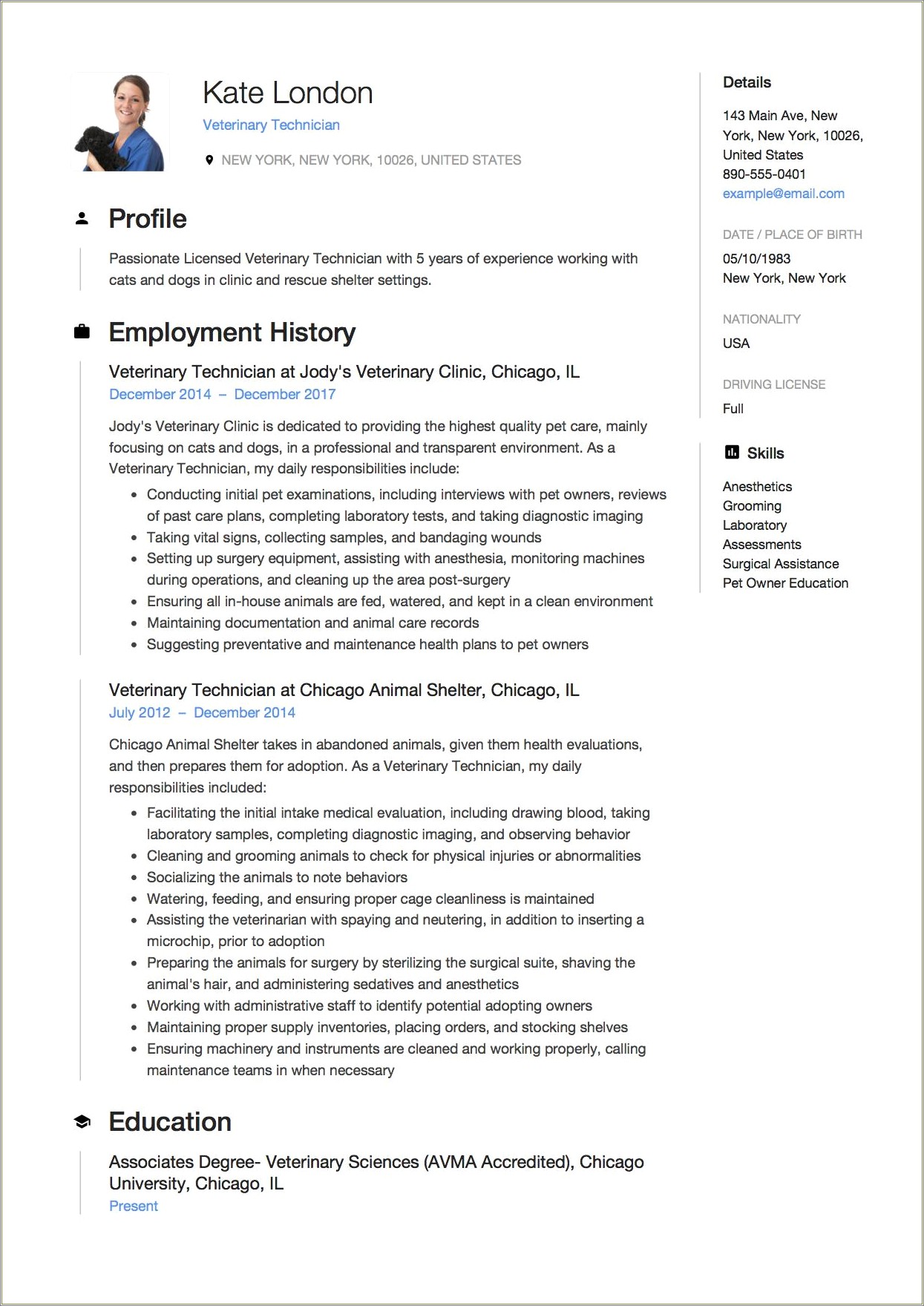 Technician Resume Templates Free Download Resume Example Gallery