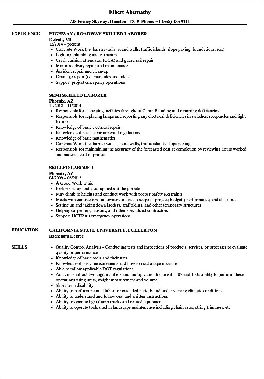 general-labor-skills-in-resume-resume-example-gallery