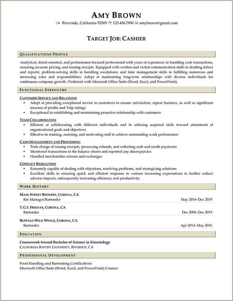 Good Communication Resume For A Cashier Resume Example Gallery good-communication-resume-for-a-cashier-resume-example-gallery