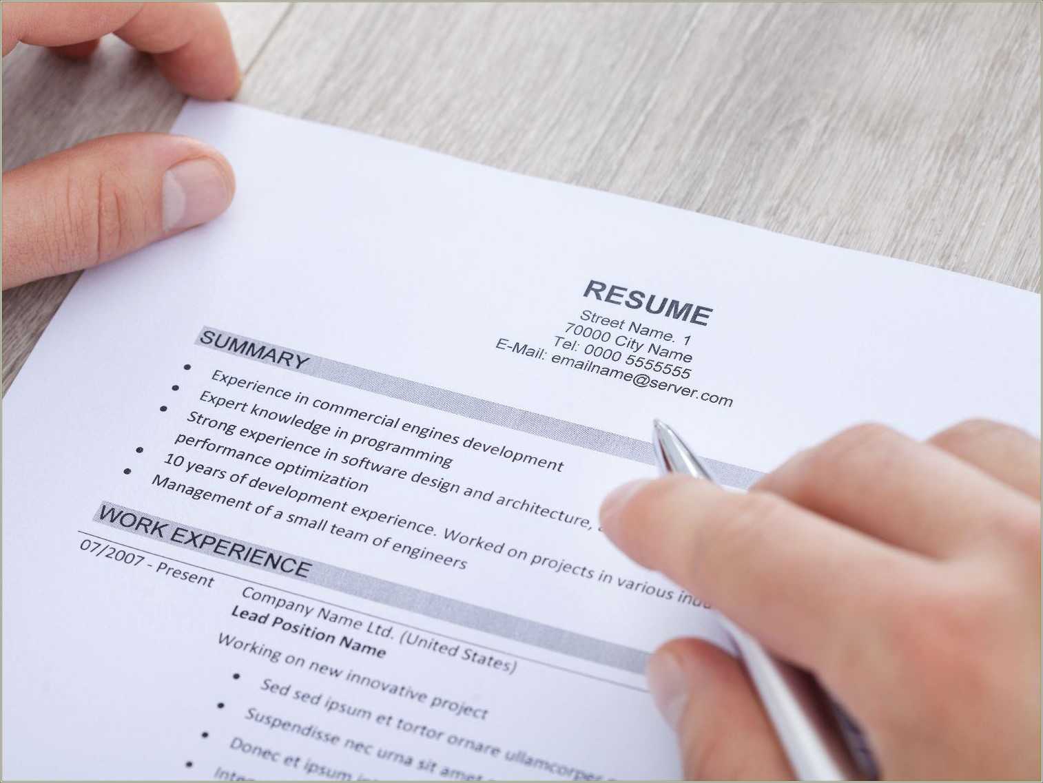 Good Examples Of Resume Profile Summary Resume Example Gallery