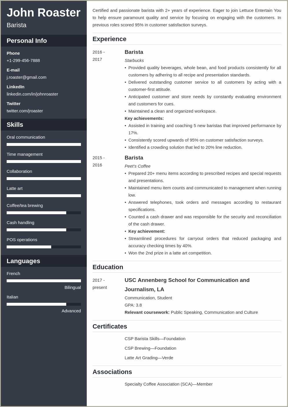 Good Hobbies To Have On Your Resume Resume Example Gallery