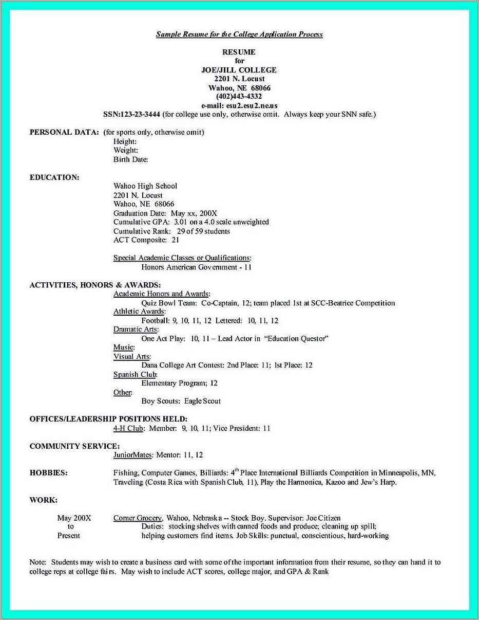 Good Things To Put On Your College Resume Resume Example Gallery good-things-to-put-on-your-college-resume-resume-example-gallery