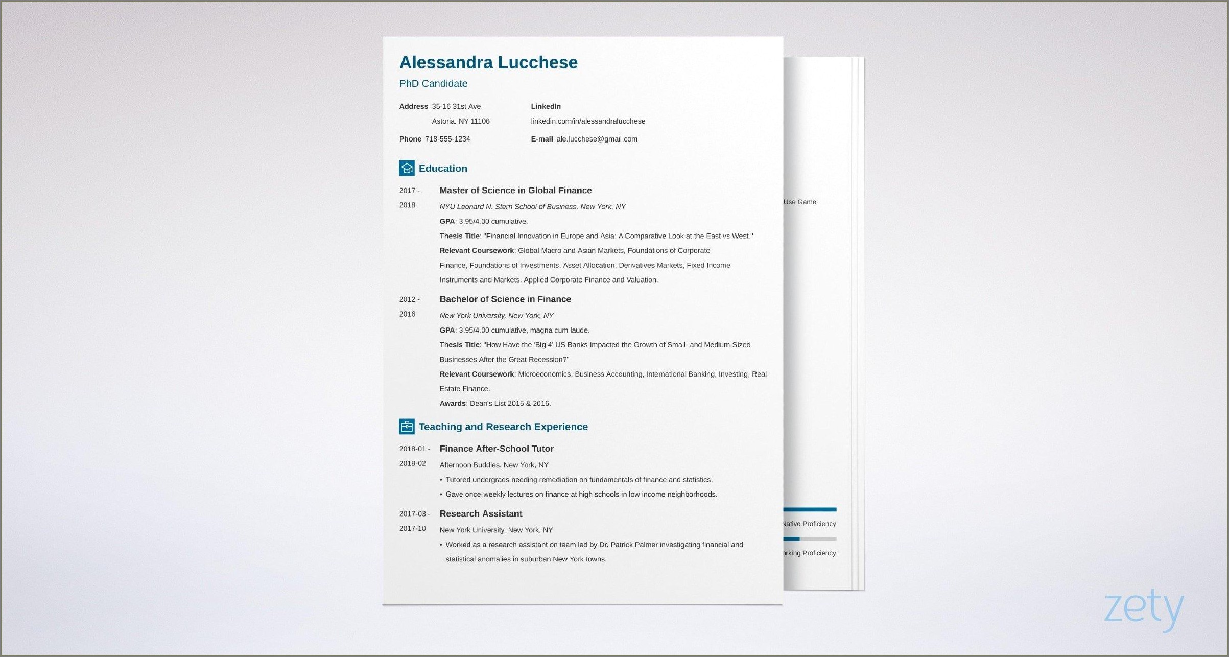 Grad School Admissions Resume Sample Resume Example Gallery grad-school-admissions-resume-sample-resume-example-gallery