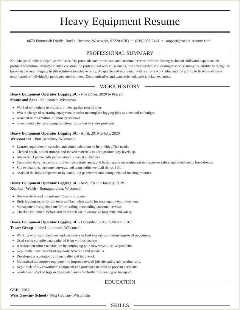 Heavy Equipment Operator Resume Example Resume Example Gallery heavy-equipment-operator-resume-example-resume-example-gallery