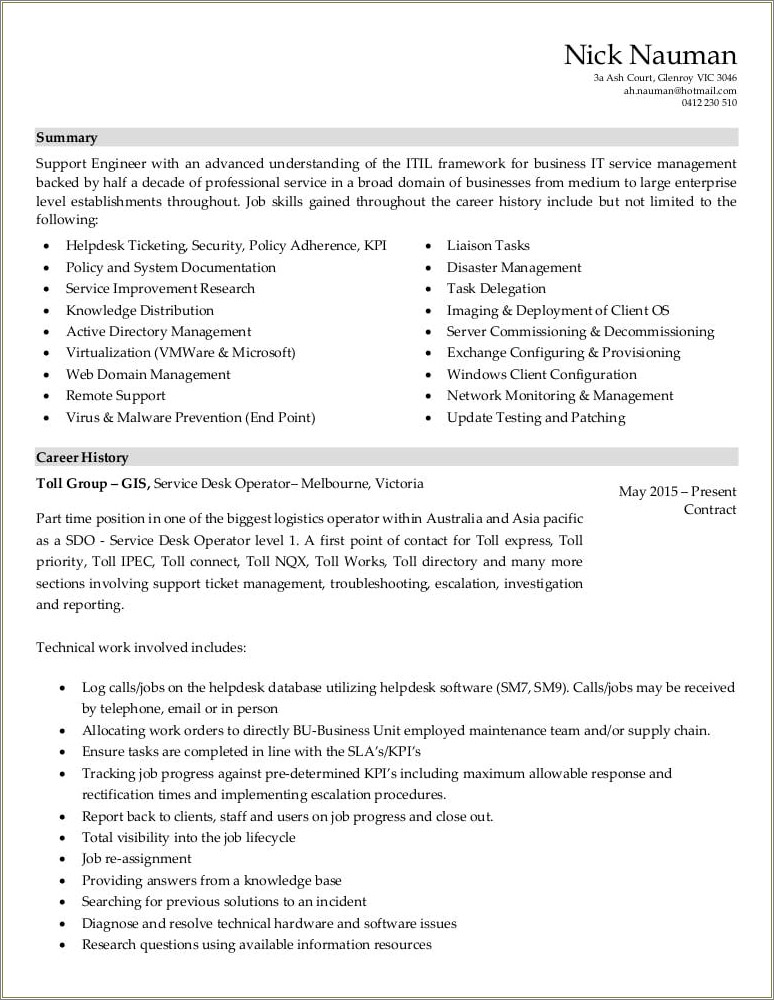 help-desk-support-resume-experience-example-resume-example-gallery