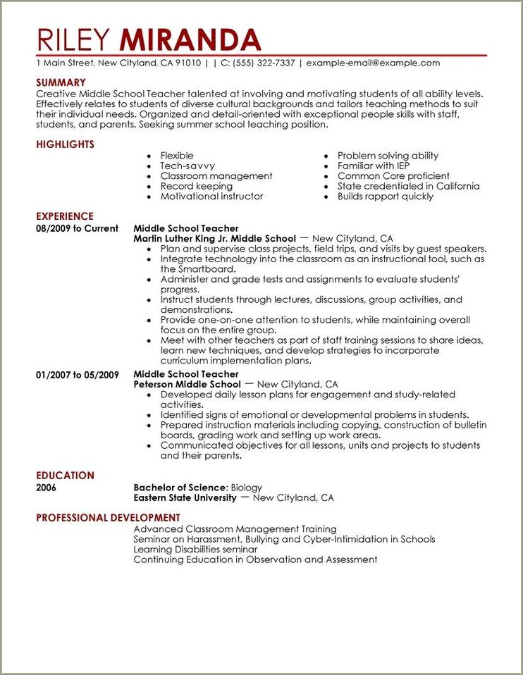 High School Biology Teacher Resume Sample Resume Example Gallery high-school-biology-teacher-resume-sample-resume-example-gallery