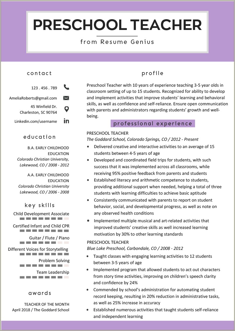 High School Teacher Resume Examples 2018 Resume Example Gallery high-school-teacher-resume-examples-2018-resume-example-gallery