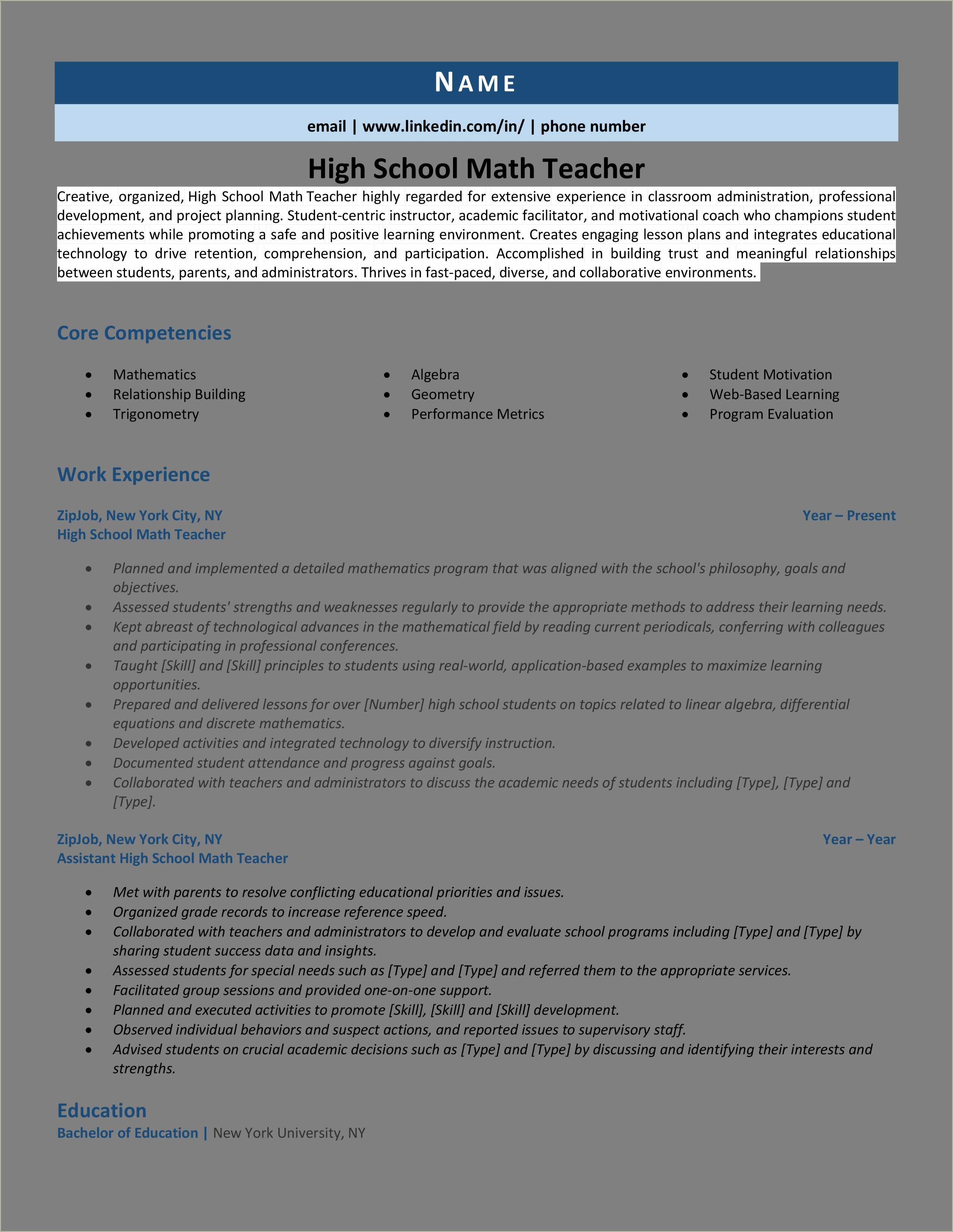 High School Teacher Resume Skills Resume Example Gallery high-school-teacher-resume-skills-resume-example-gallery