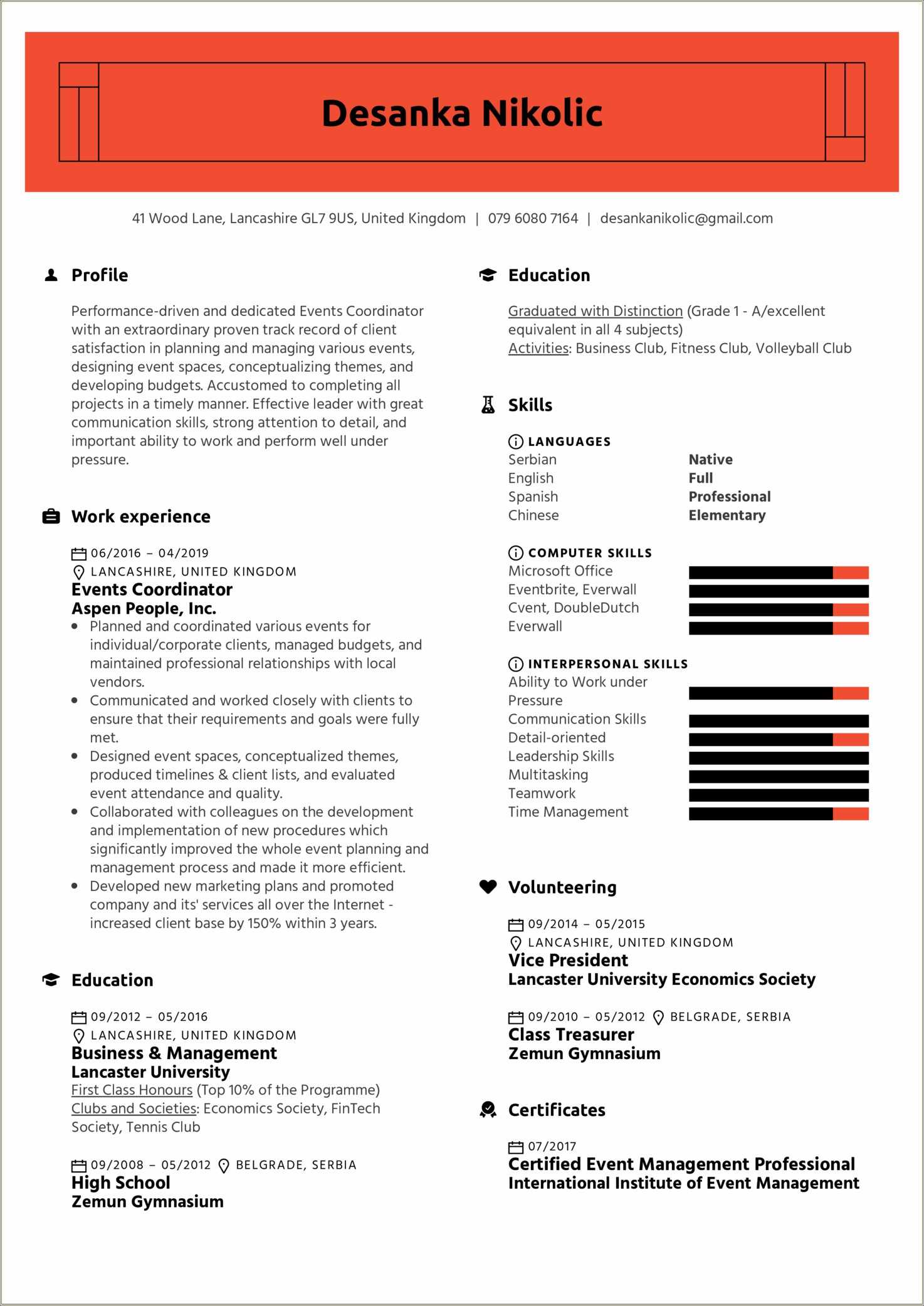 hotel-event-coordinator-resume-sample-resume-example-gallery