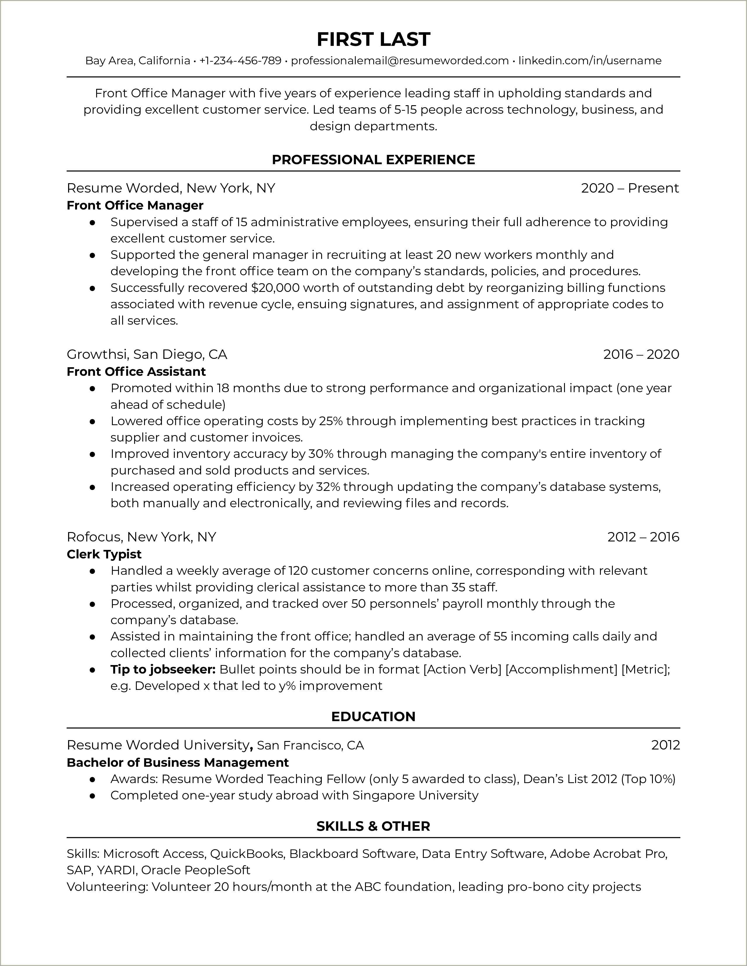 Hotel Front Desk Resume Sample Pdf Resume Example Gallery hotel-front-desk-resume-sample-pdf-resume-example-gallery