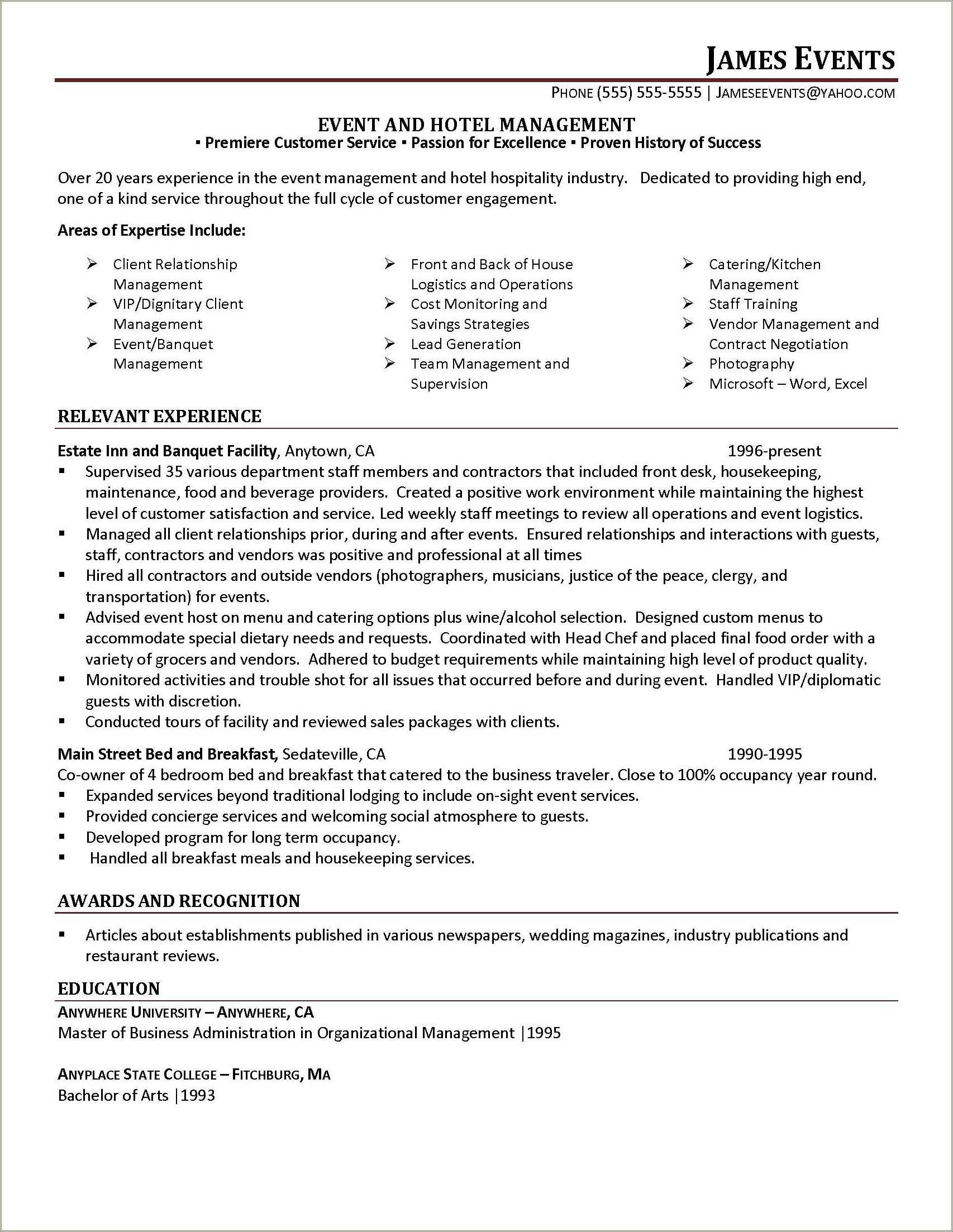 Hotel Operations Manager Resume Objectives Resume Example Gallery hotel-operations-manager-resume-objectives-resume-example-gallery