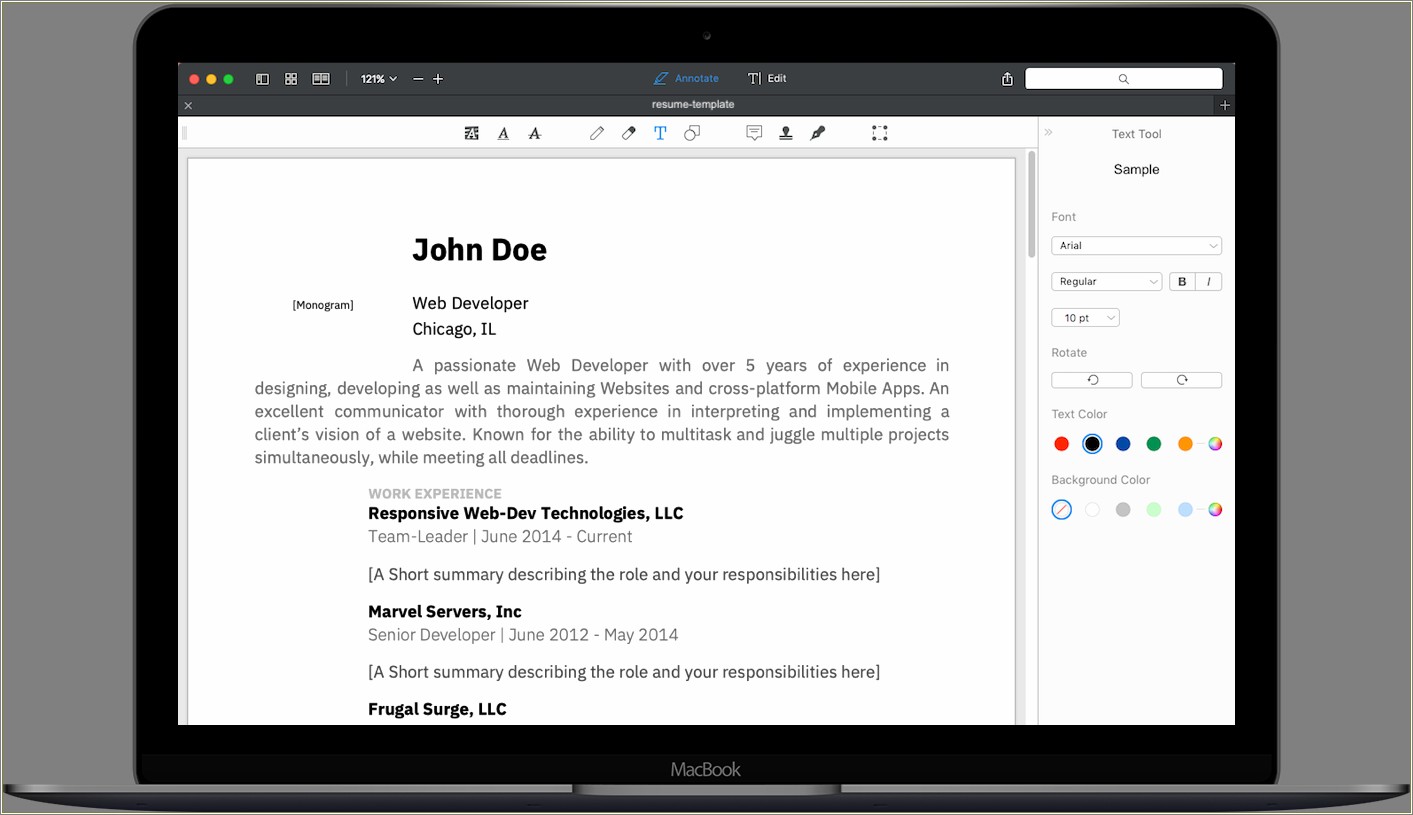 I Use A Word Resume Template Resume Example Gallery