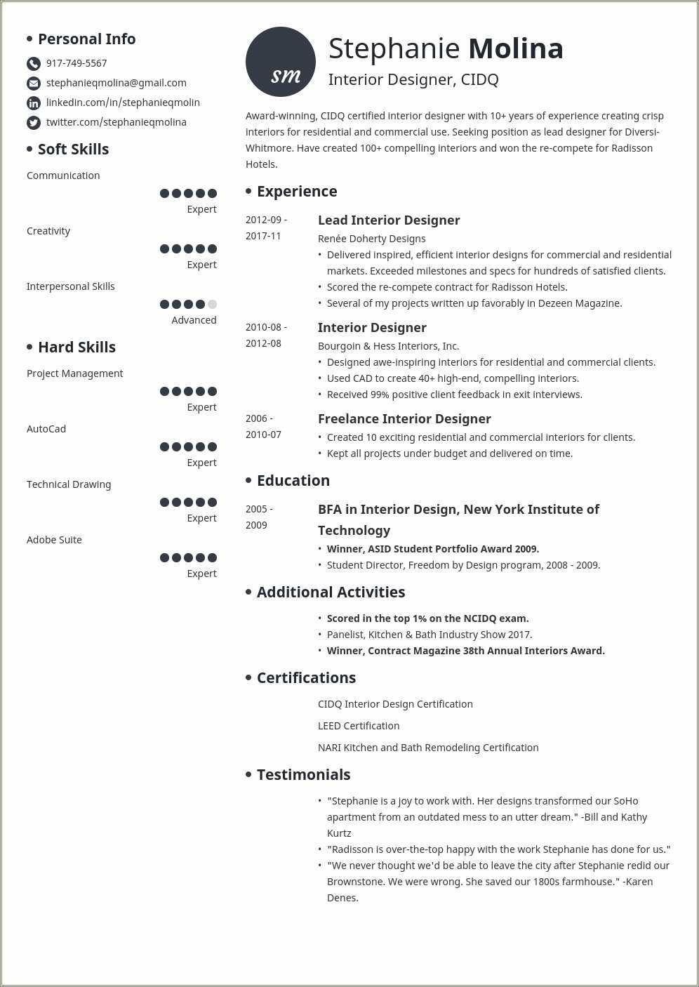 interior-design-student-resume-examples-resume-example-gallery