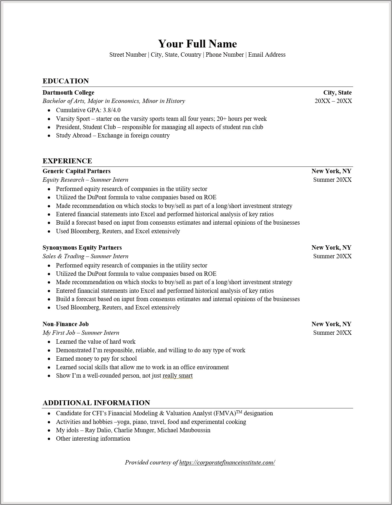 Sample Investment Banking Associate Resume Resume Example Gallery sample-investment-banking-associate-resume-resume-example-gallery