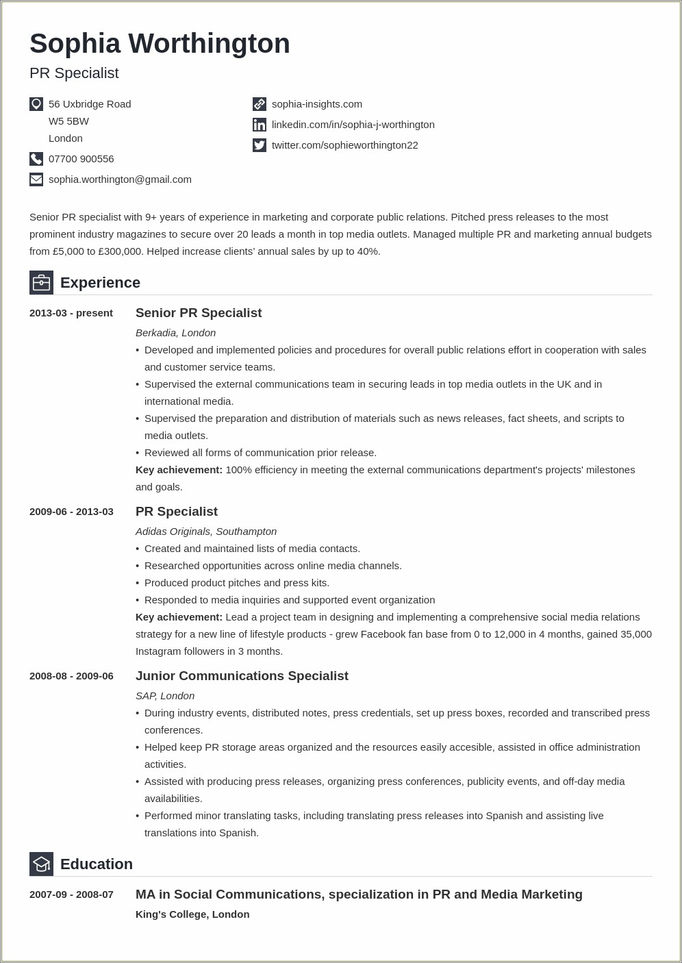 It Resume Profile Statement Examples Resume Example Gallery
