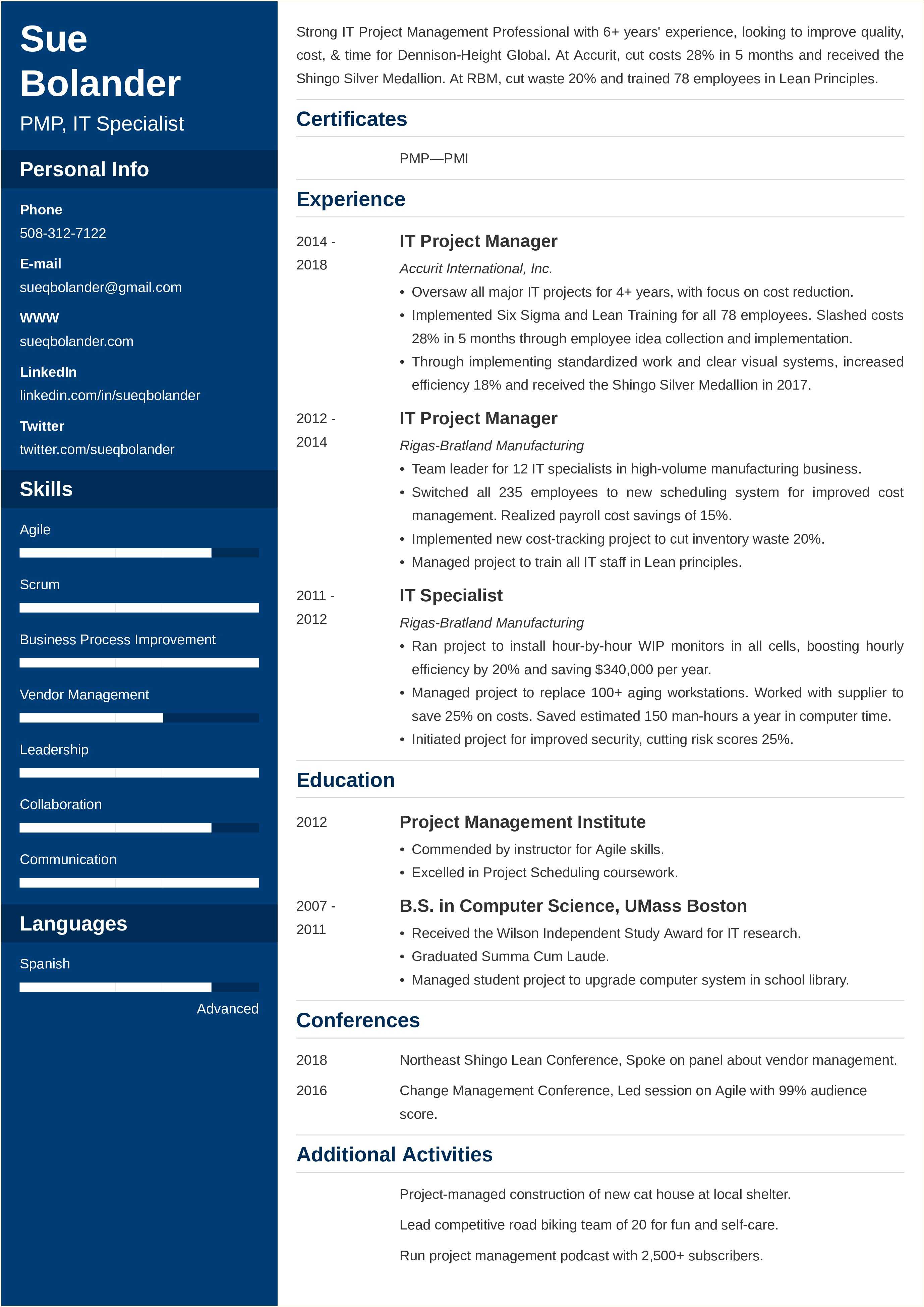 Junior Project Manager Resume Objective Resume Example Gallery