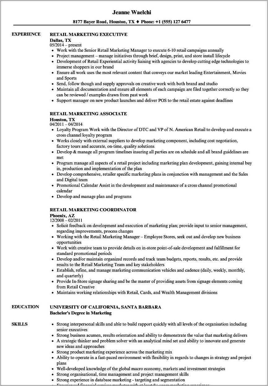 knowledge-of-fashion-brands-resume-description-resume-example-gallery