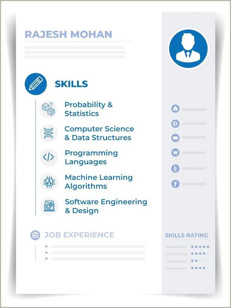 Language And Skills In Resume Resume Example Gallery