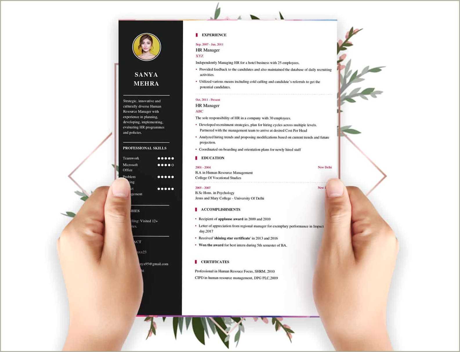 Latest Resume Templates 2018 Free Download Resume Example Gallery