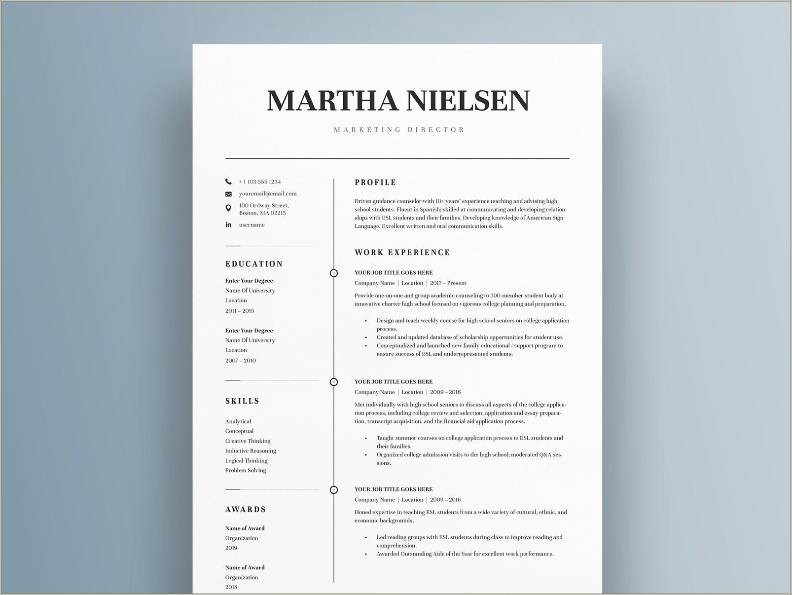 Design Thinking In Resume Sample Resume Example Gallery