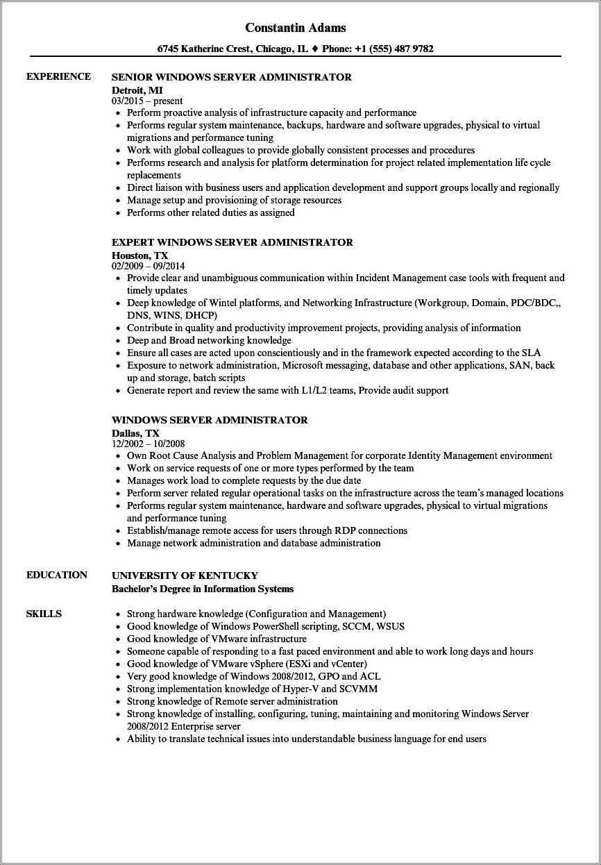 Mcsa Knowledge Basic Skills And Abilities Resume Example Resume 