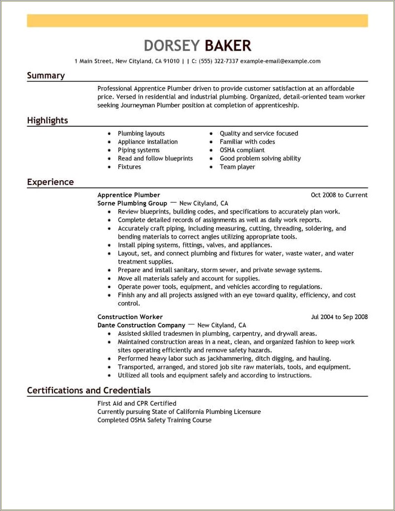 Job Descriptions For Resumes
