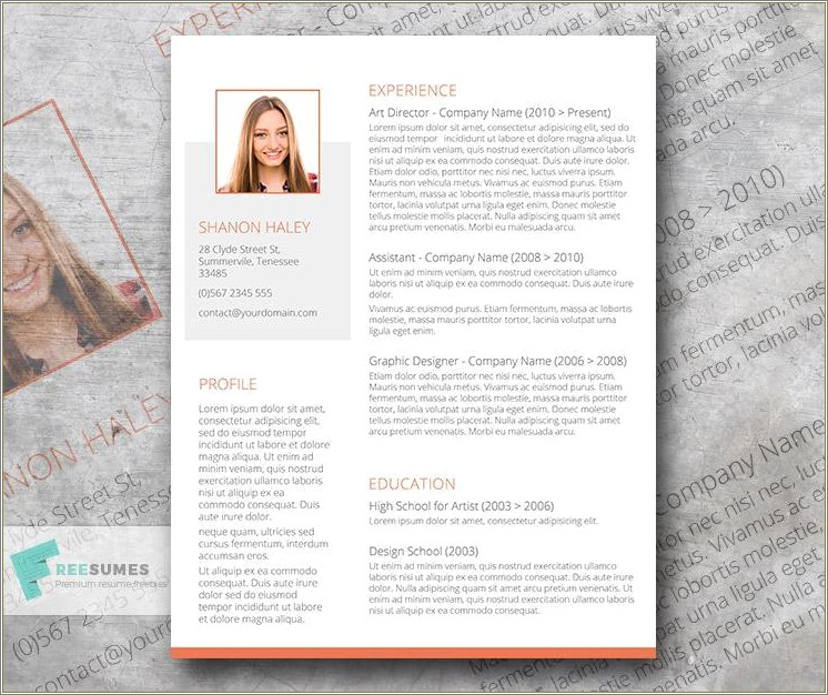 Modern Resume Template Free Download Docx Resume Example Gallery