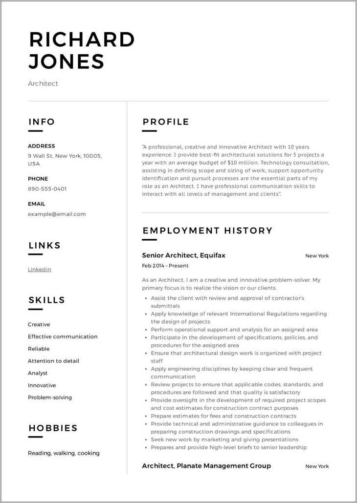 Sample Of Professional Resume Format Resume Example Gallery Sample Of Professional Resume Format Resume Example Gallery