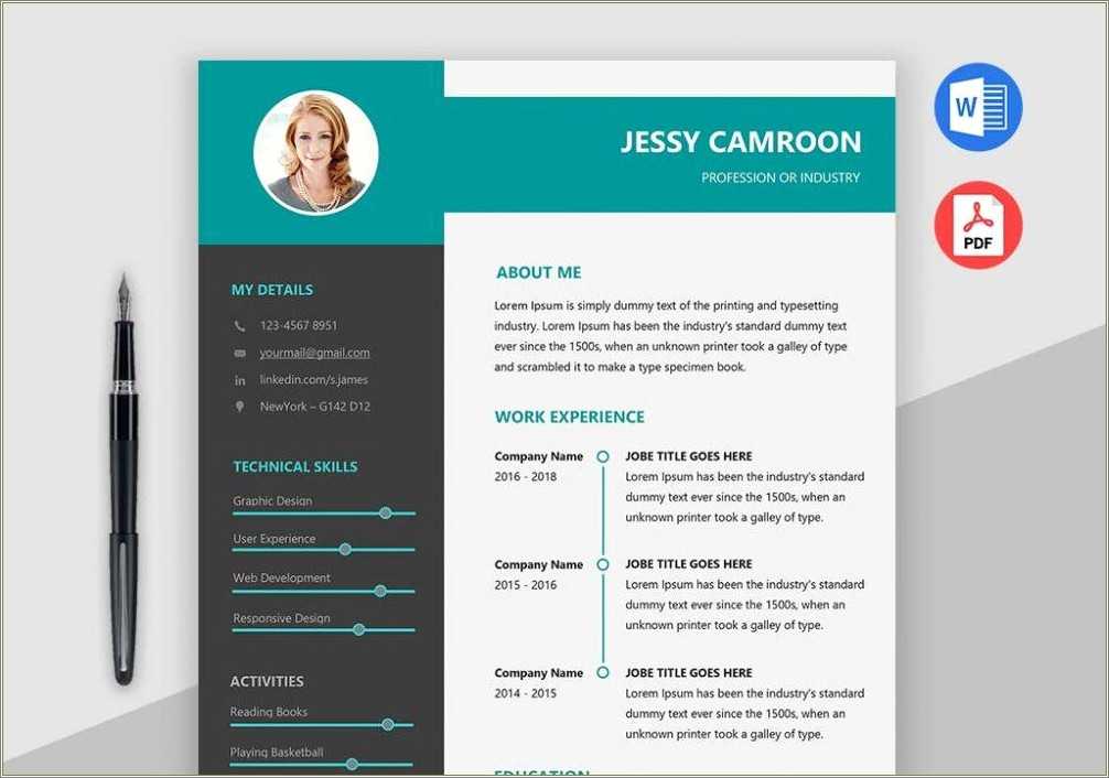New Resume Templates 2018 Free Download Resume Example Gallery