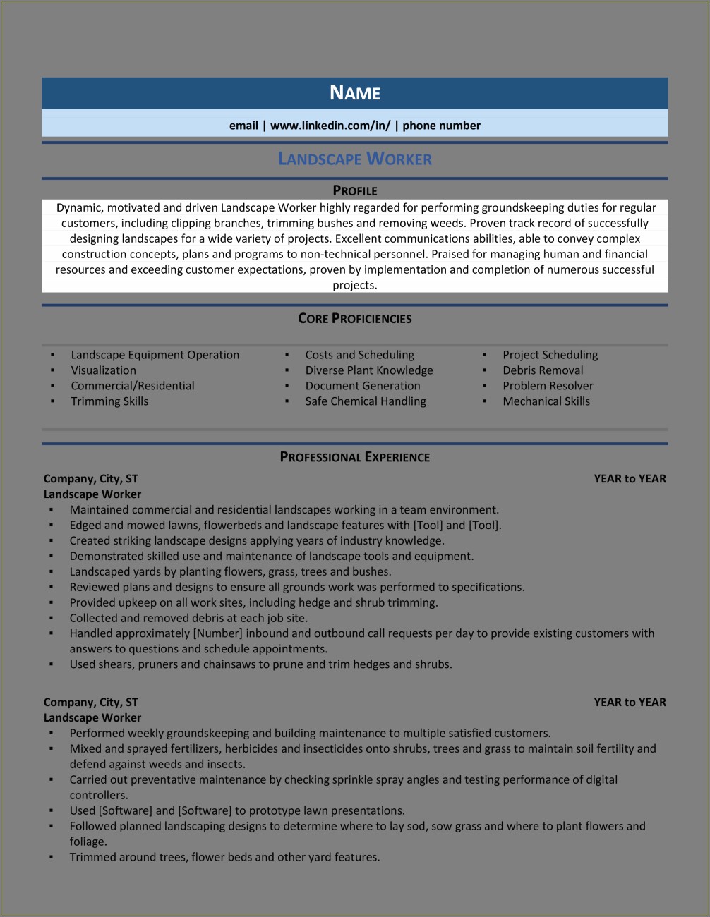 landscaping-resume-sample-no-experience-resume-example-gallery