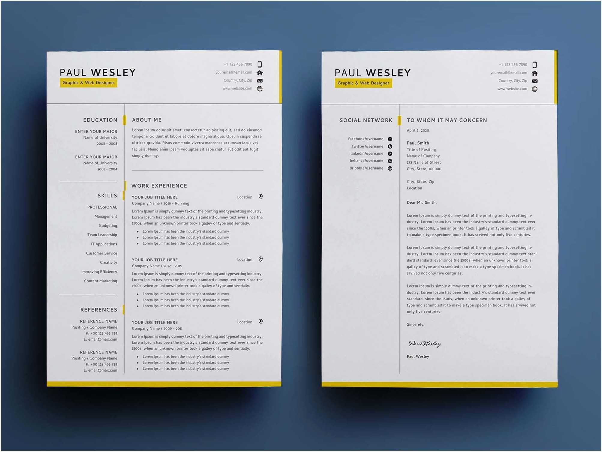one-page-resume-template-doc-free-resume-example-gallery