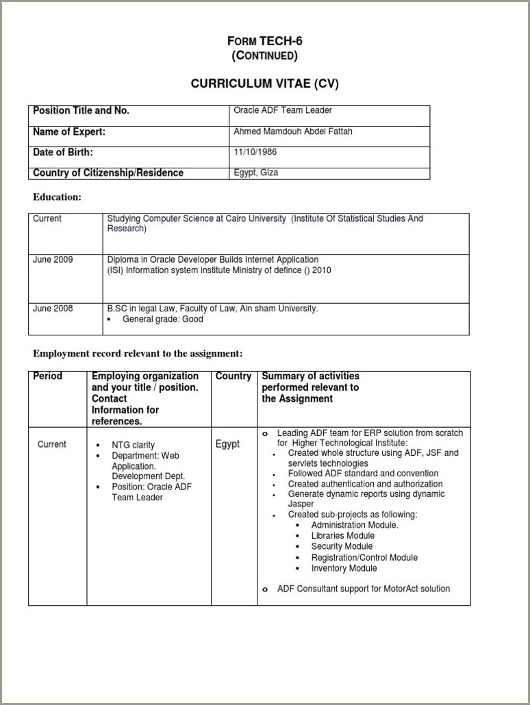 Oracle Pl Sql Developer Resume Example Resume Example Gallery
