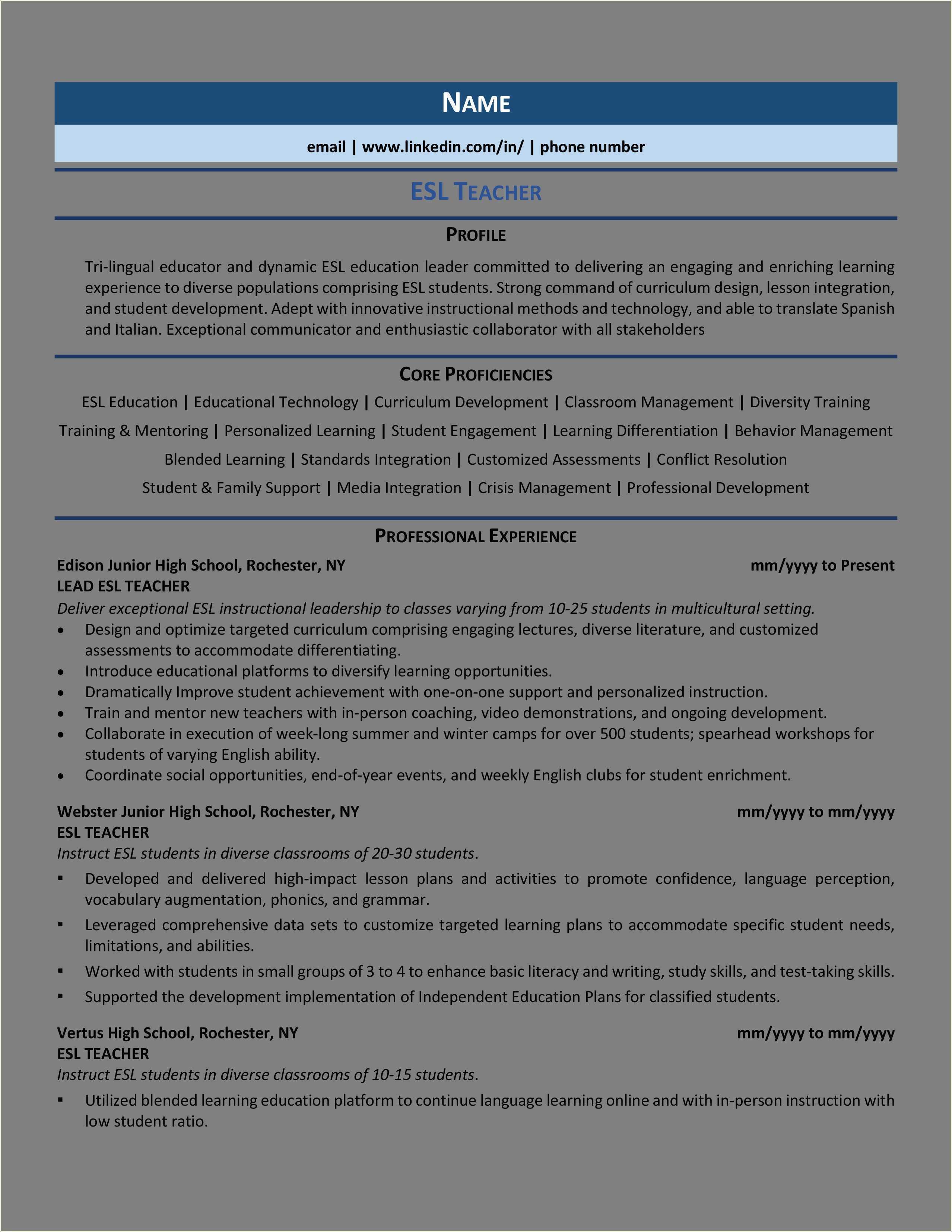 Personal Profile Examples For Teaching Resume Resume Example Gallery personal-profile-examples-for-teaching-resume-resume-example-gallery