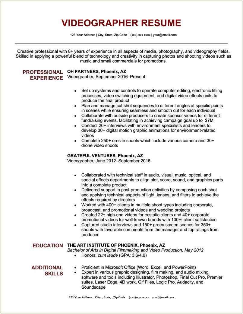 Resume Job Description For Portrait Photographer Resume Example Gallery resume-job-description-for-portrait-photographer-resume-example-gallery